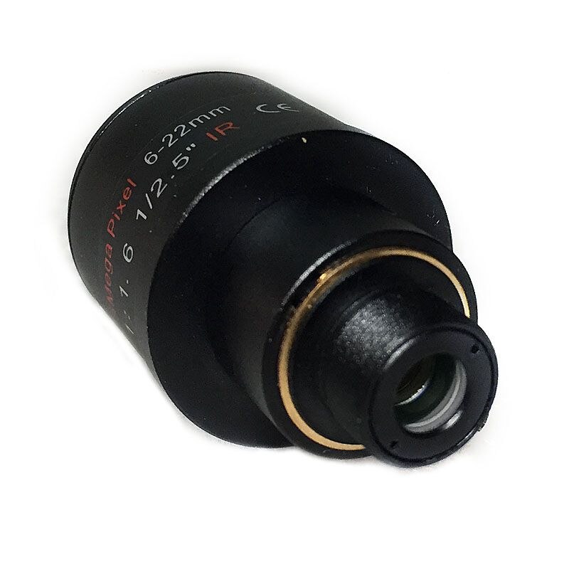 Cctv-objektiv 1/2.5 tommer 6-22mm 5mp m12 monterin... – Grandado
