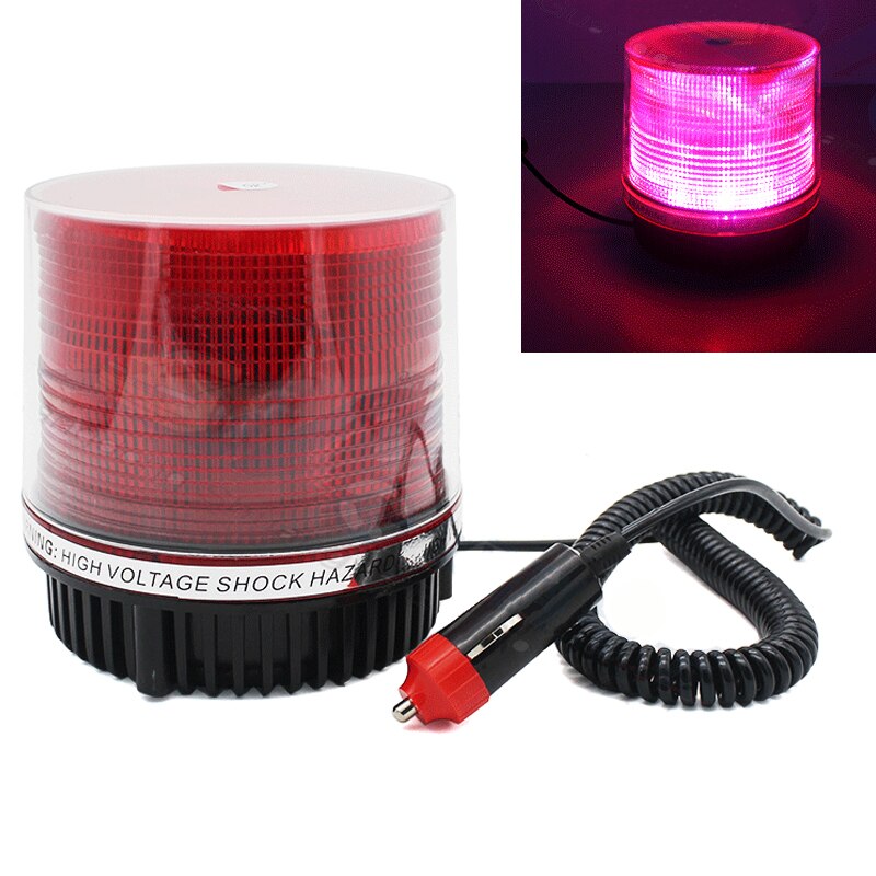 Amber Rotating Beacon Led Strobe Warning Light Roo... – Grandado