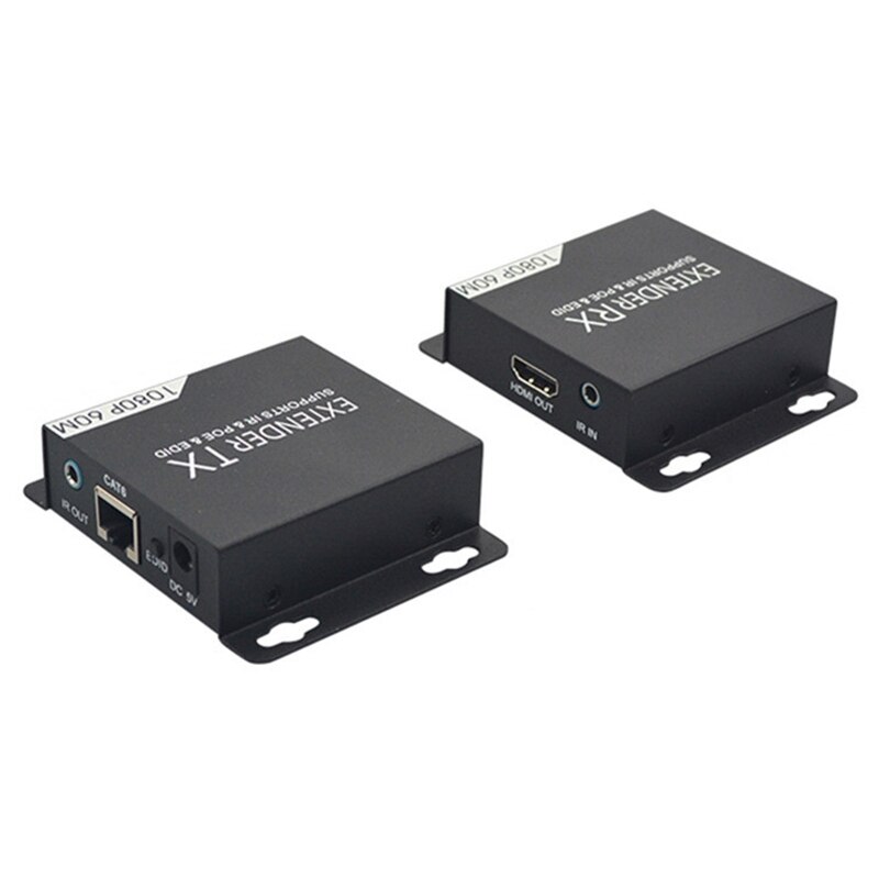 60M HDMI Transmitter Receiver POE EDID Over Cat 5E... – Vicedeal