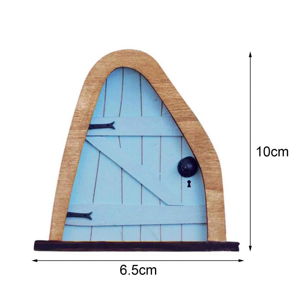 Gnome Door Fun Miniature Wood Cute Gnome Home Door... – Grandado