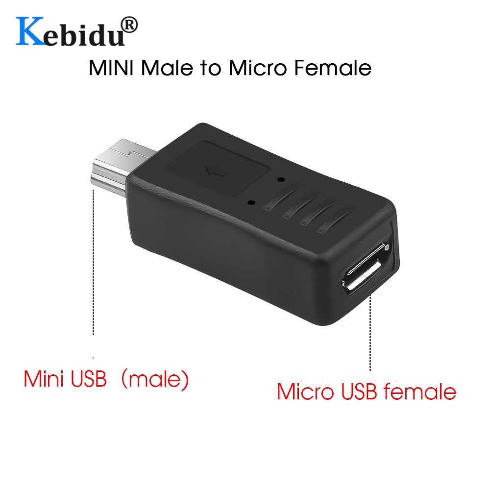 KEBIDU Mikro USB Weiblichen zu Mini USB Verbinder ... – Grandado
