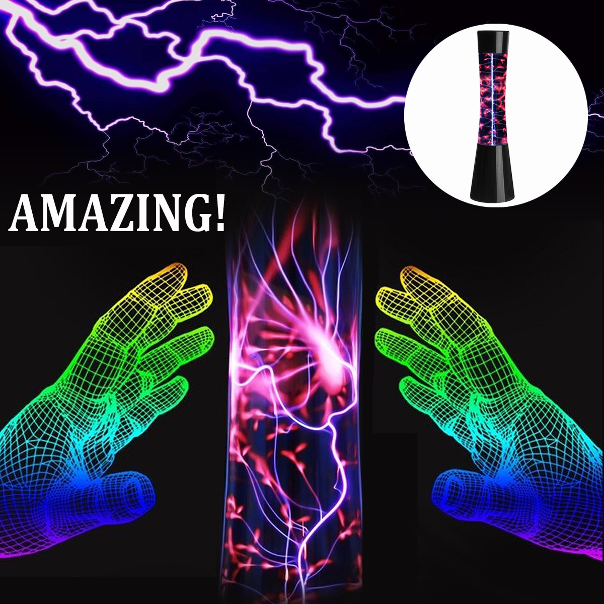 220V Magic Lighting Ball Plasma Ball Static Ball S... – Grandado