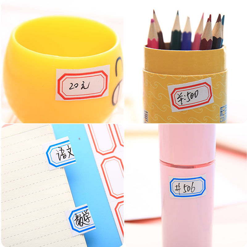 30/50/100 Sheets Self-adhesive Label Paper Name Cl... – Vicedeal