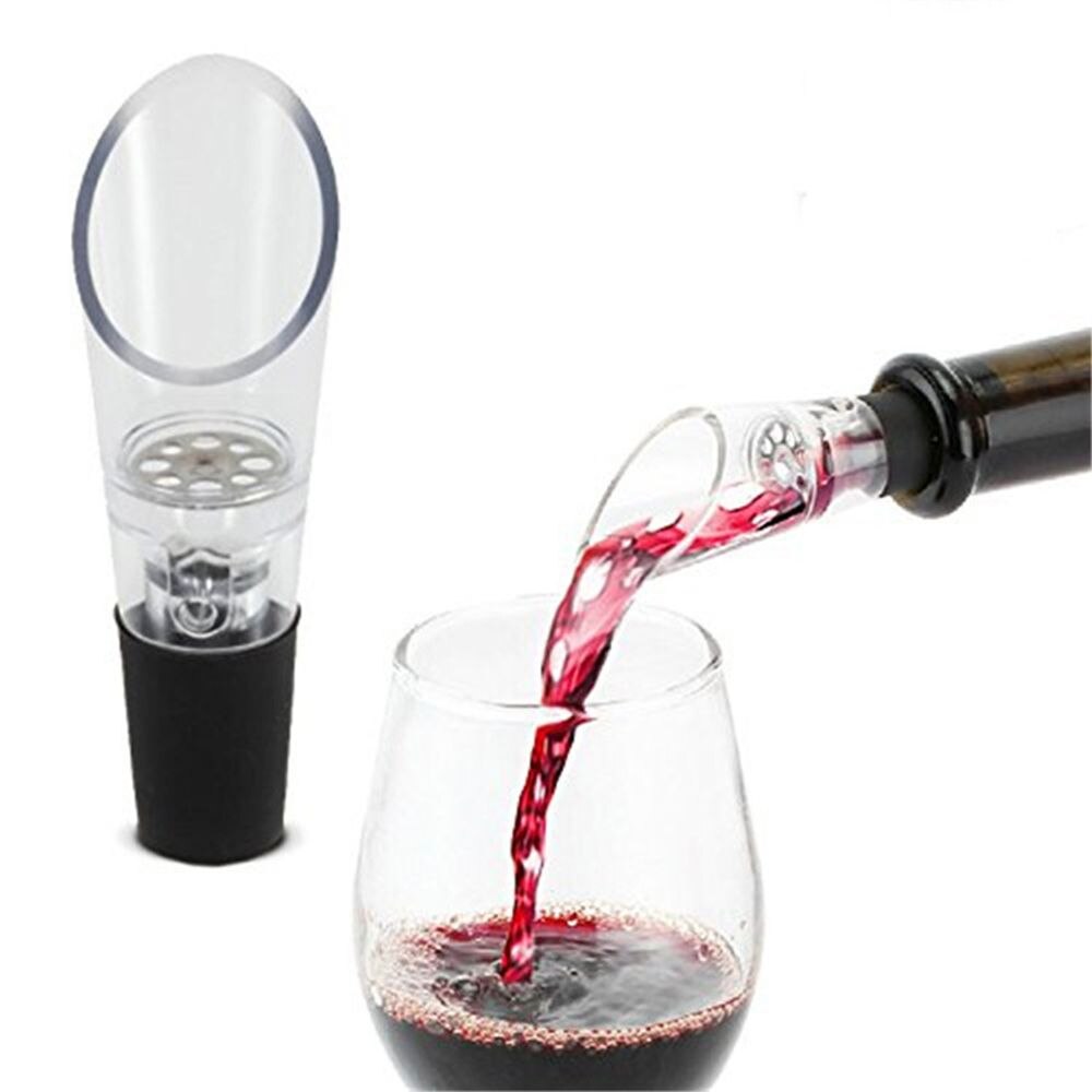 Brand White Red Wine Aerator Pour Spout Bottle Sto... – Grandado