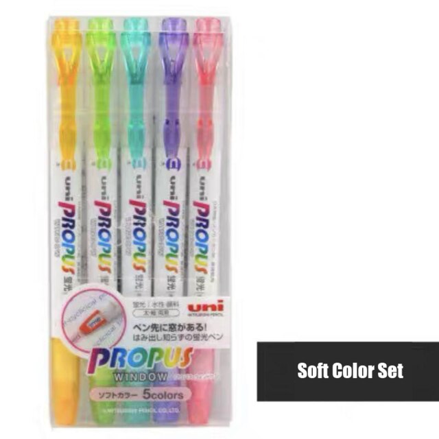 1 Set Japan uni PROPUS WINDOW Highlighter pen Mark... – Grandado
