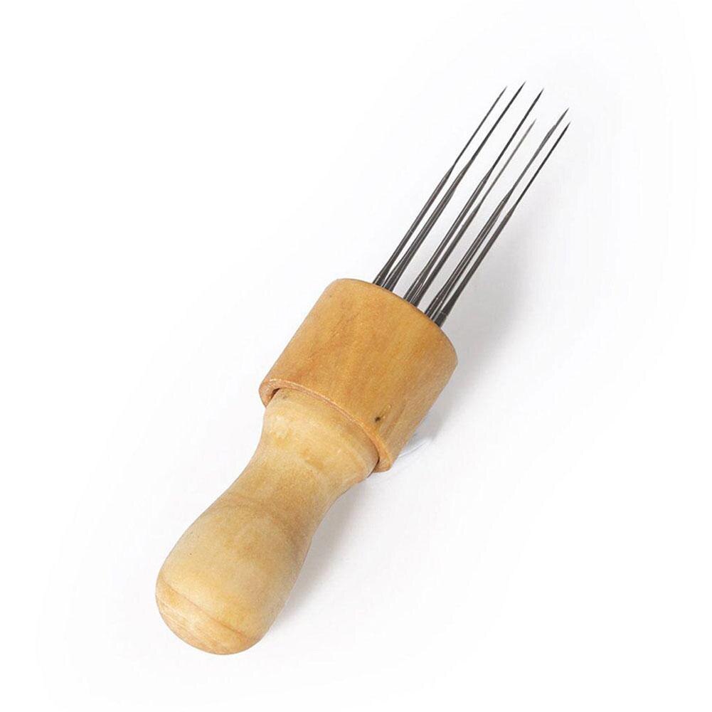 Aguja de fieltro con ocho agujas para manualidades... – Grandado