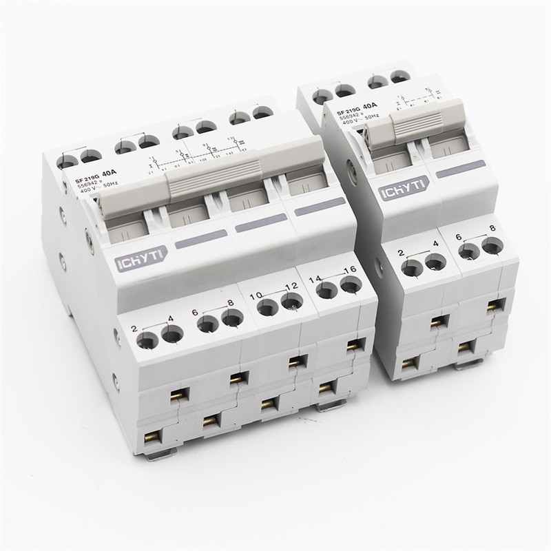 Chyt 2P Din Rail Ac 230V 40A 63A Dual Power Handma... – Grandado