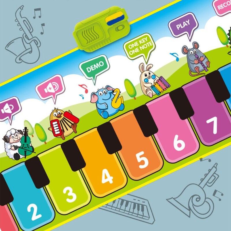 Music piano pad Electronic piano keyboard game pad... – Grandado
