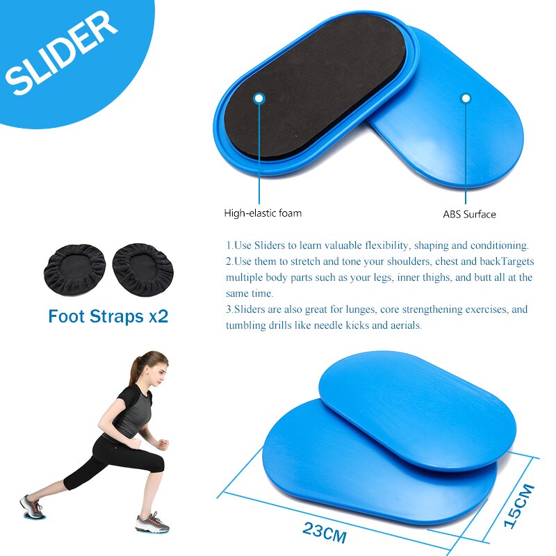 1 paar Sport Sliders Core Workout Discs Core Ab Oe... – Vicedeal