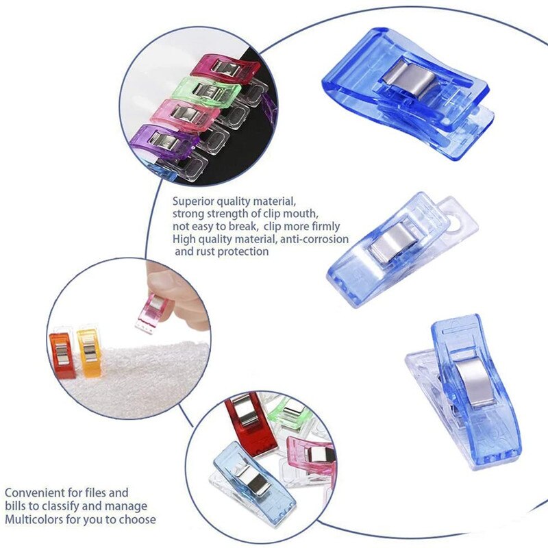 Nonvor-30 Clips de plástico pequeños + 50 Clips me... – Grandado