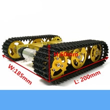 Gold Mini T100 Metalen Rc Tank Chassis Kit Met Hoo... – Grandado