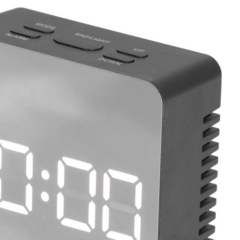 Alarm Clock Mirror Clock USB Powered for Living Ro... – Grandado