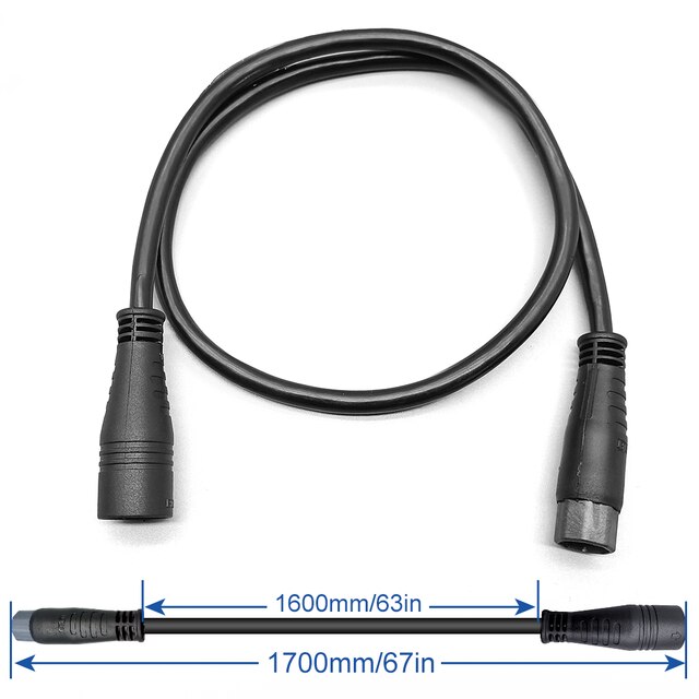 Ebike Cable Extension Julet Female Male 2/3/4/5/6/... – Grandado