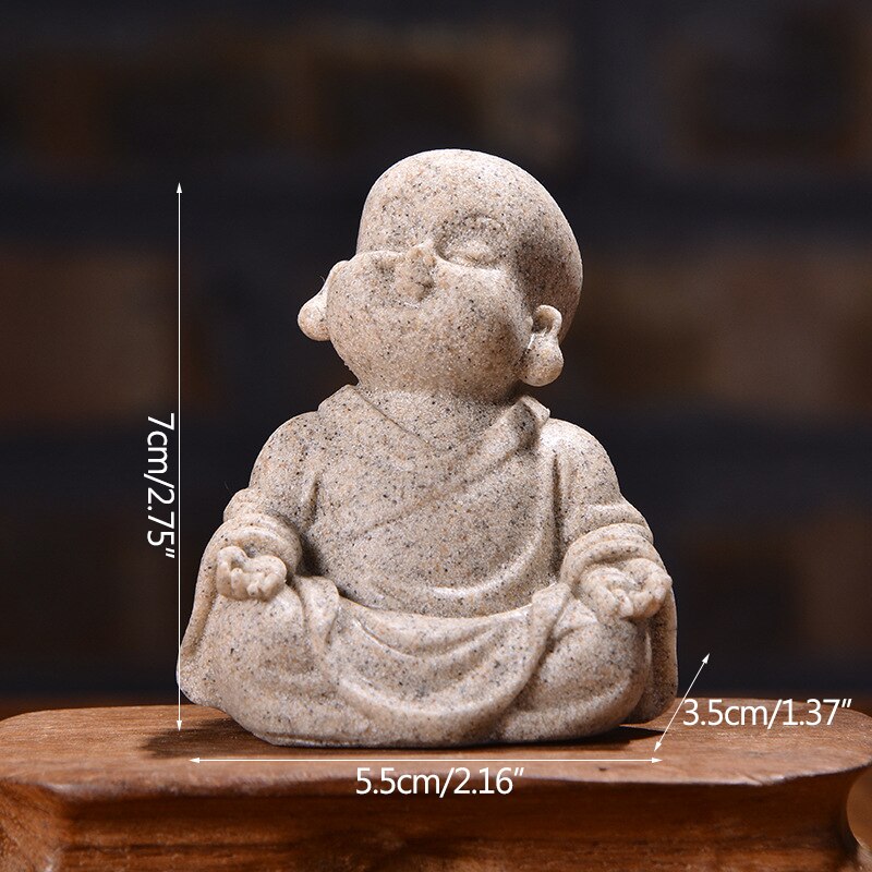 Mini Monk Crafts Home Decoration Buddha Miniature ... – Vicedeal