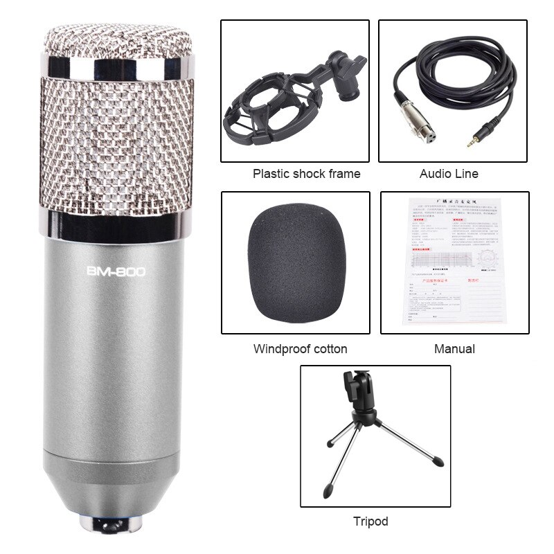 BM800 Microfoon Voor Pc Computer Microfoon Profess... – Grandado