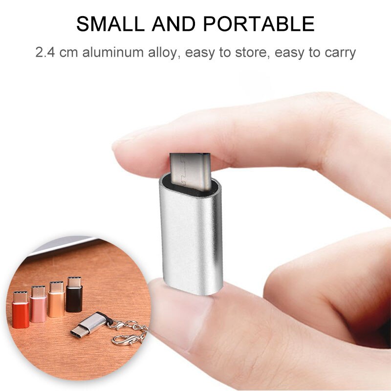 Type C Male Connector to Micro USB Female Mini OTG... – Grandado