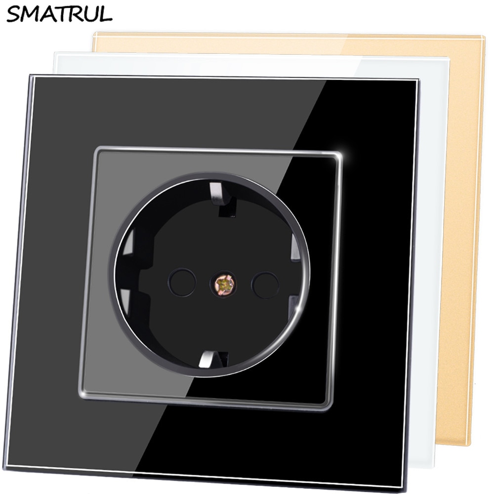 SMATRUL EU Standaard Stopcontact Plug Geaard AC 11... – Grandado