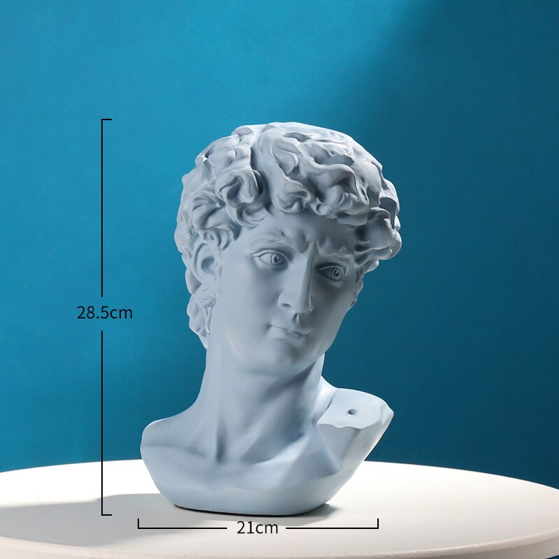 Europese Klassieke David Buste Sculptuur Schets Ka... – Vicedeal