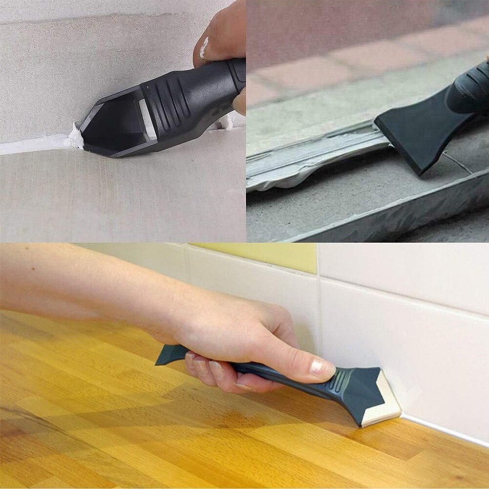 3-in-1 Caulking Tool Set Glass Glue Angle Scraper ... – Grandado