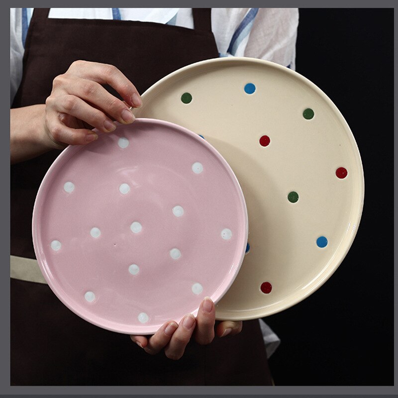 Pottery Steak Plate, Nordic Style, Online Celebrit... – Vicedeal