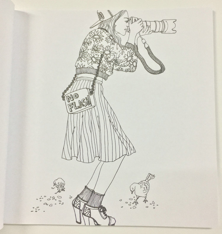 LOOK Coloring Books For Adult Children Girls antis... – Grandado