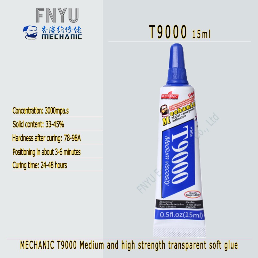MECHANIC screen repair white glue T9000 15ML curli... – Vicedeal