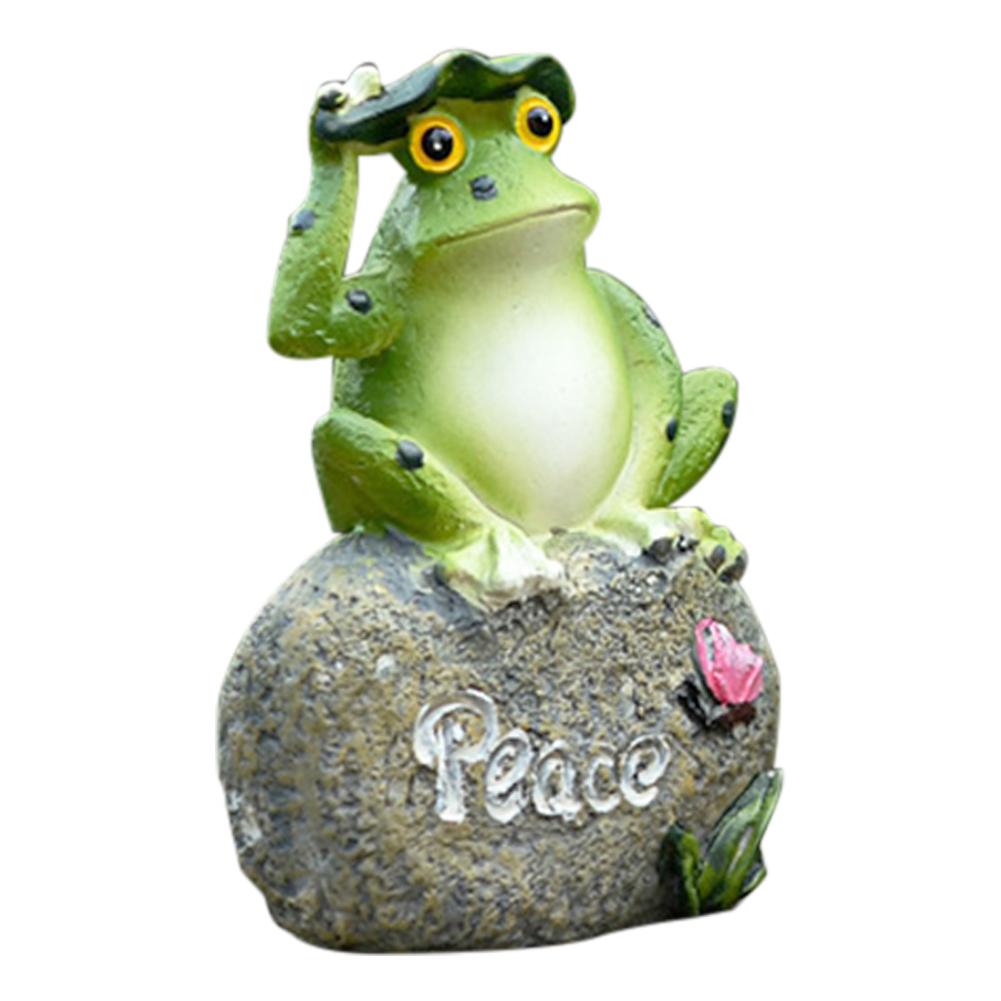 3PCS Frog Shaped Ornament Terrace and Garden Decor... – Vicedeal