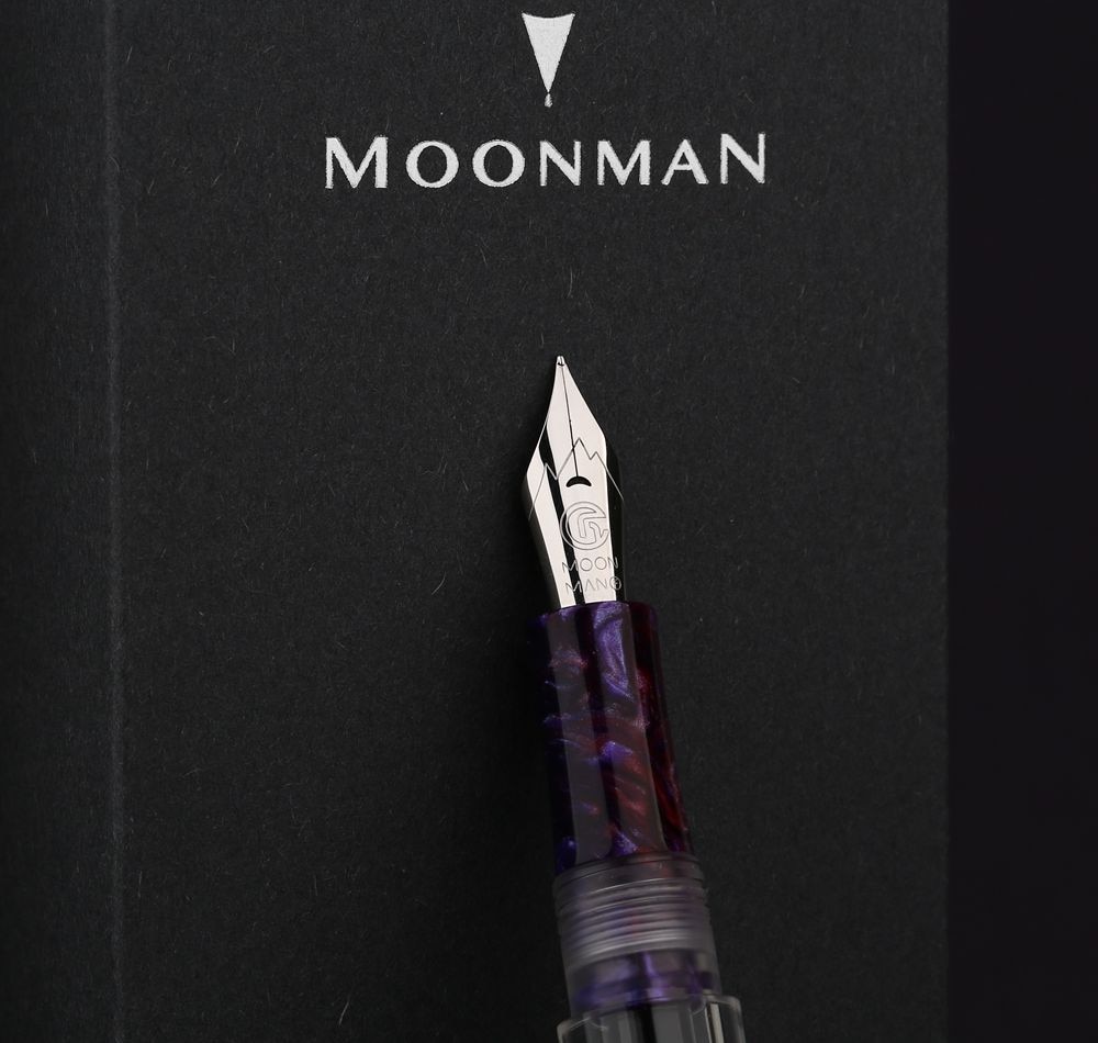 Moonman c1 gennemsigtig eyedropper fyldepen f nib... – Grandado