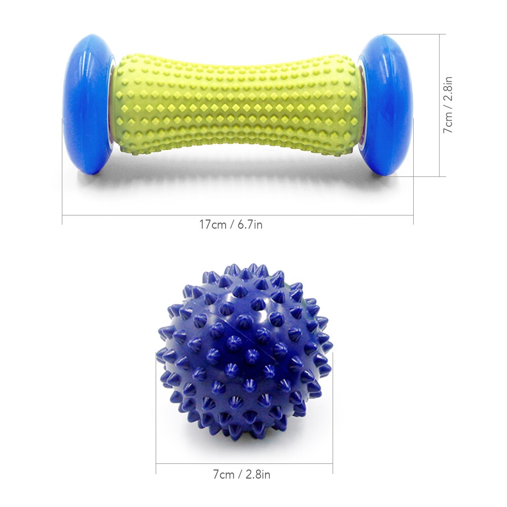 Plantar Fasciitis Foot Massage Roller with Spiky B... – Grandado