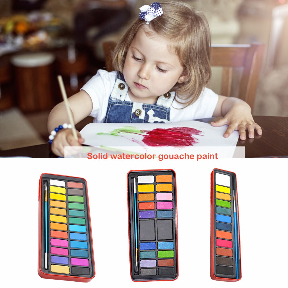 12/18/24 Colors Solid Watercolor Paint Set Classic... – Vicedeal