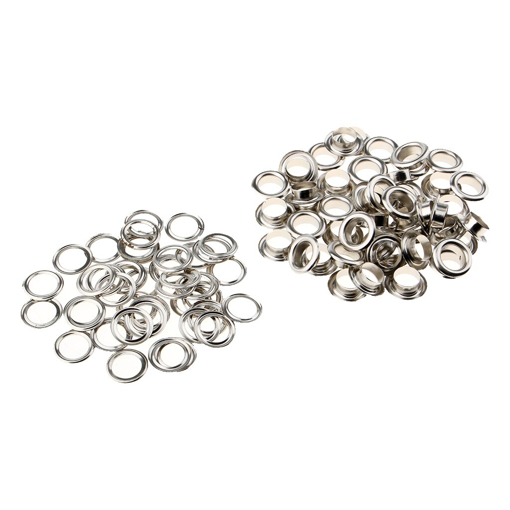 50 Pieces Metal Eyelets with Washers Leathercraft ... – Grandado