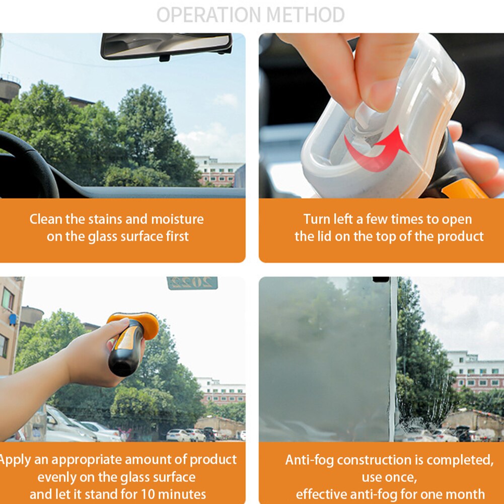 100ml Window Portable Anti Fog Agent Car Windshiel... – Vicedeal