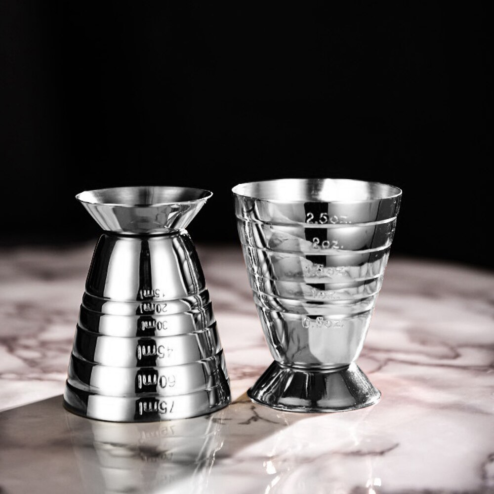 Measuring Cup Cocktail Jigger Stainless Steel Liqu... – Grandado