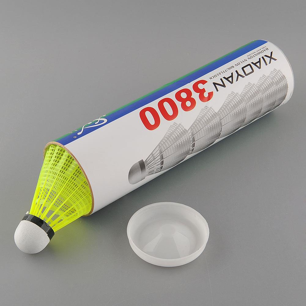 6pcs Train Yellow Nylon Shuttlecocks Birdies Badmi... – Grandado