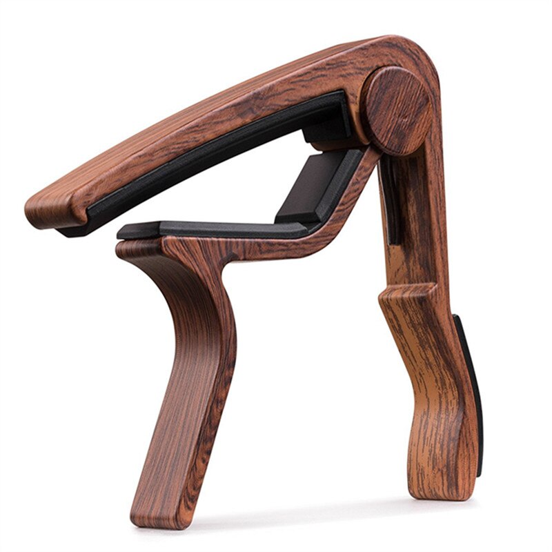 Wood Grain Metal Guitar Capo with Perfect Silicon ... – Vicedeal