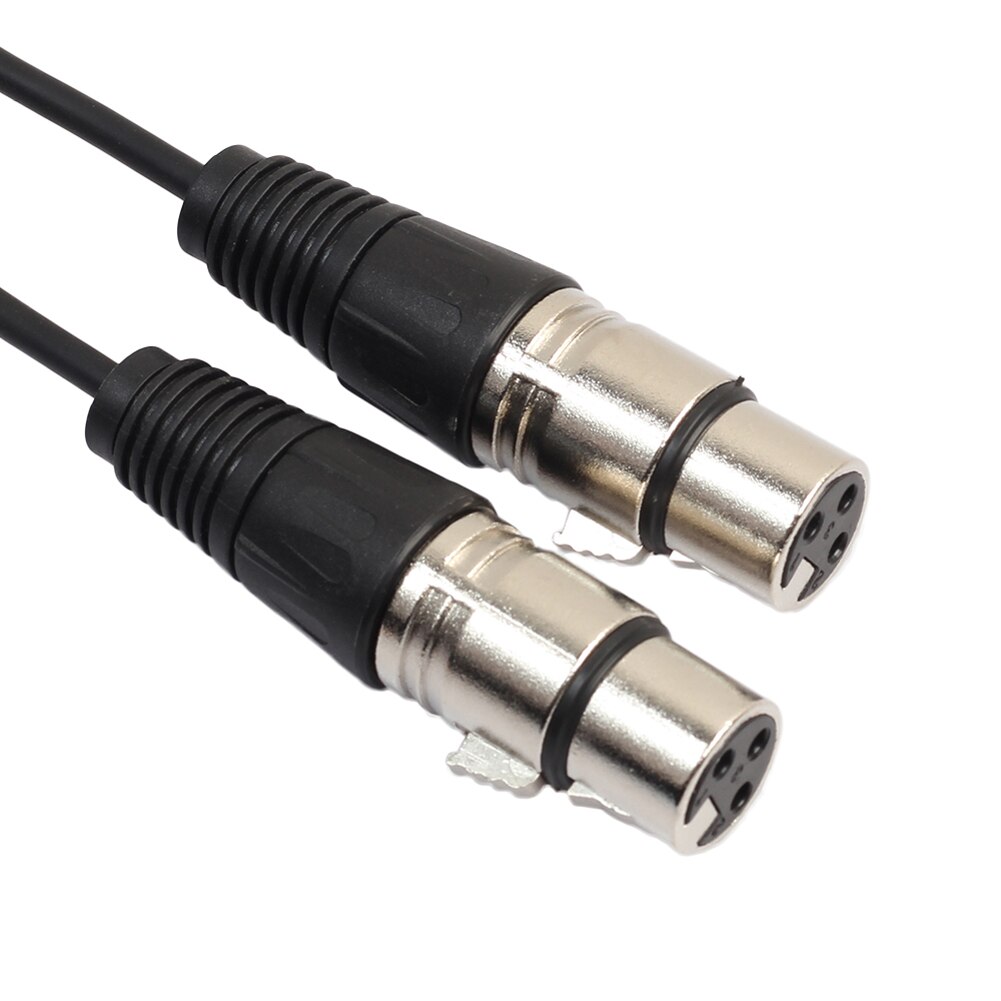 PVC Material XLR 3 Pin Male to 2 XLR Female Connec... – Grandado