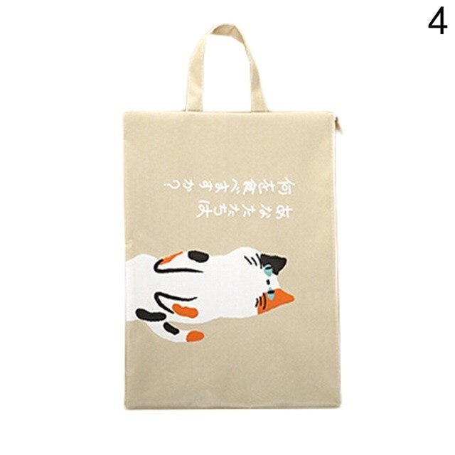Kawaii A4 Document Bag Cat Folder Bag Cute Kawaii ... – Grandado