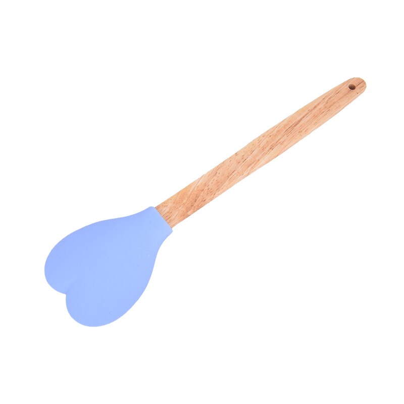 Silicone Heart Shape Pastry Spatulas With Wooden h... – Vicedeal