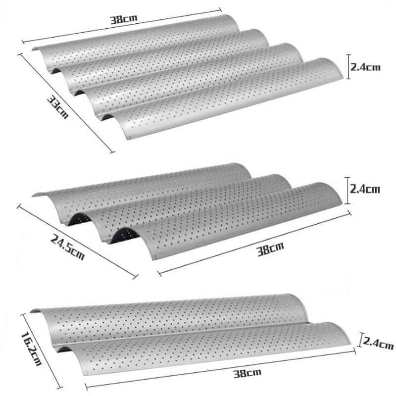 French Bread Baking Mold Bread Wave Baking Tray Pr... – Vicedeal