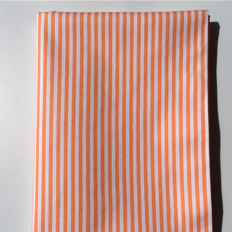 100% Plain Katoen Kleurrijke Streep Stof Patchwork... – Grandado