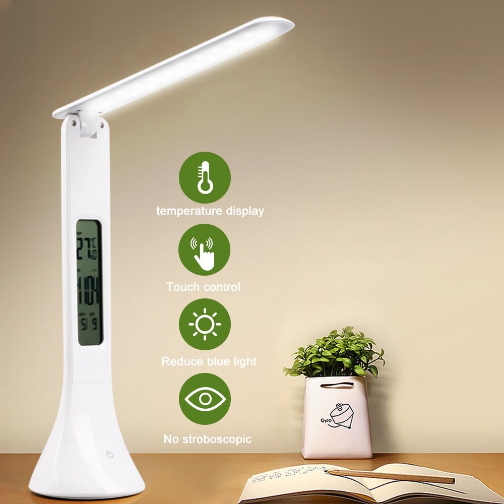 LED Desk Lamp Foldable Dimmable Touch Table Lamp W... – Grandado