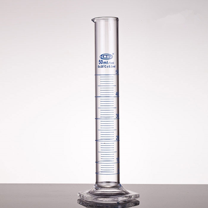 50ml Glass Cylinder ClassA Hexagonal Laboratory 3.... – Vicedeal