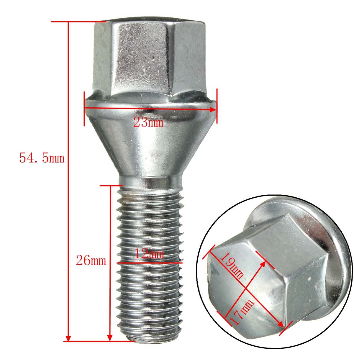 1/4/16/20PCS M12x1.5mm Car Wheel Nut Bolt Lug Stud... – Grandado