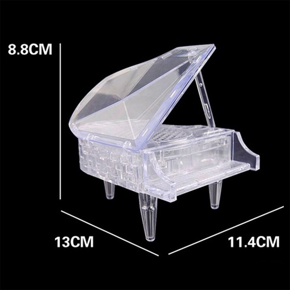 3D Crystal Piano Puzzle Music Box Model Kit DIY Ed... – Vicedeal