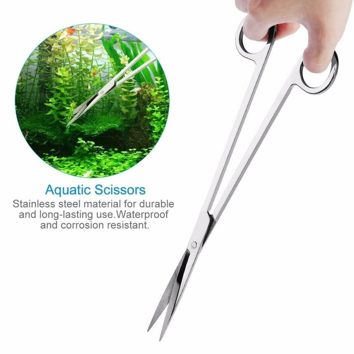 3/5pcs Aquarium Tank Tools Kit Long Tweezers Sciss... – Grandado