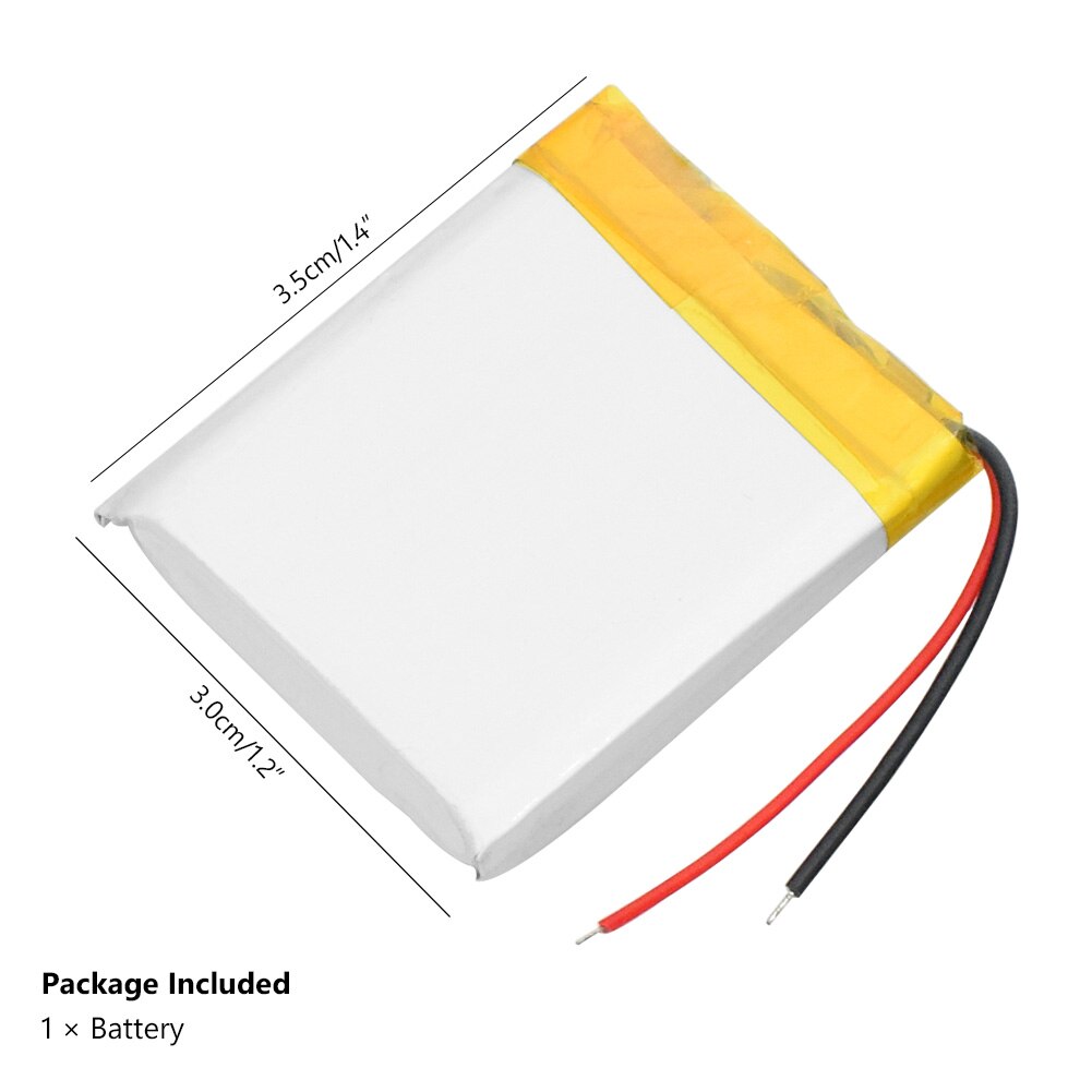 100% Brand 503035 2Pcs Lithium Polymer Battery 35x... – Vicedeal
