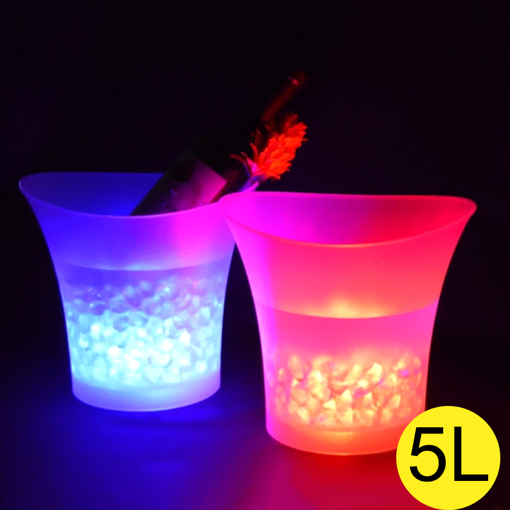 HILIFE 5L Waterproof Plastic LED Ice Bucket LED Ba... – Vicedeal