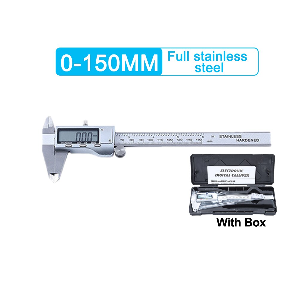 Electronic Digital Vernier Caliper 6 "150mm Stainl... – Grandado