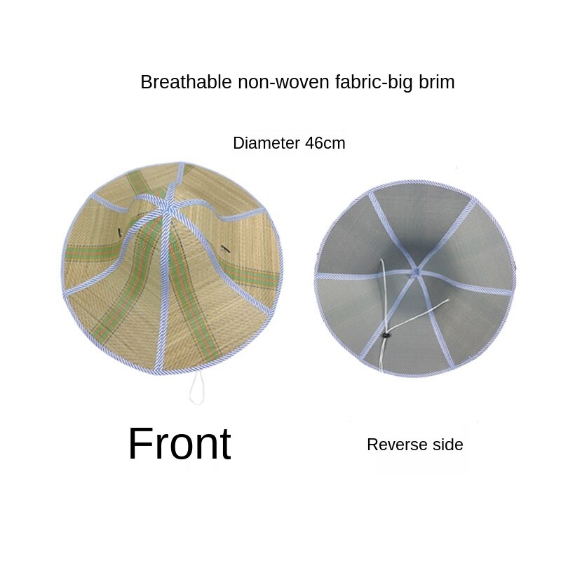 Double-sided Folding Straw Hat Strohhut Sunscreen ... – Grandado