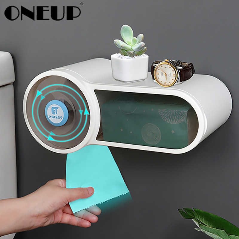 Oneup Waterdichte Wc Dispenser Toiletrolhouder Bad... – Grandado